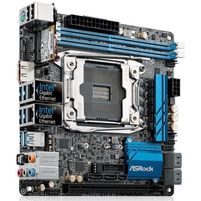 ASRock X99E-ITX/ac Mini-ITX Intel X99 LGA2011-3 DDR4 SATA3 M.2 SPDIF Motherboard : パワーテクノロジーショップ ...
