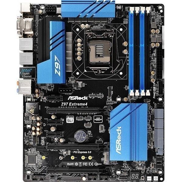 ASRock Z97 Extreme4 LGA 1150 Intel HDMI SATA 6Gb/s USB 3.0 ATX ...
