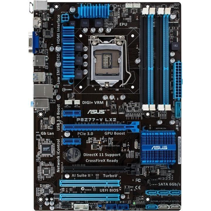 ASUS P8Z77-V LX2 Computer Motherboard LGA 1155 DDR3 Fit for Intel Z77 P8Z77 Desktop Mainboard ...