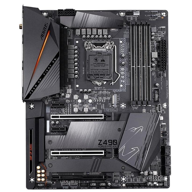 GIGABYTE Z490 AORUS PRO AX LGA 1200 Intel Dual M.2 SATA 6Gb/s ATX ...