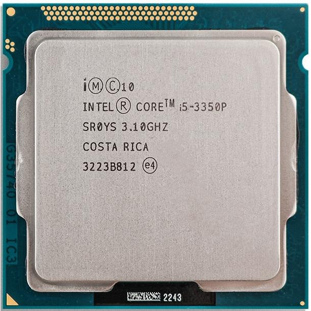 Intel Core i5-3350P SR0WS 4C 3.1GHz 6MB 69W LGA1155 CM8063701392600 ...