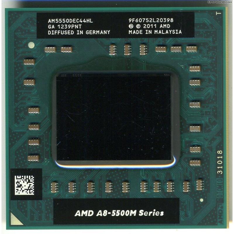 AMD A8-5550M 2.1GHz 35W 515MHz DDR3-1600 Socket FS1r2 : amd-a8-5550m ...