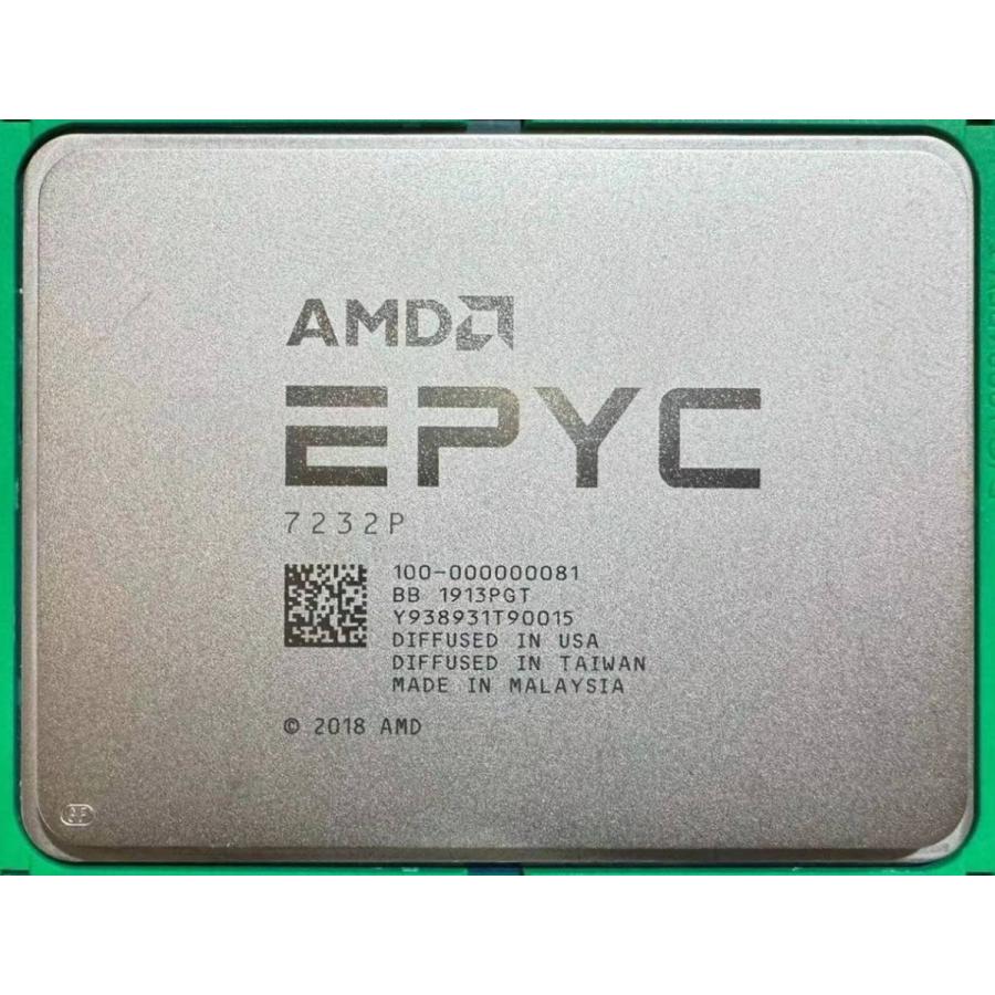 AMD EPYC 7232P 8C 3.1GHz 3.2GHz 32MB Socket SP3 1P 120W : パワーテクノロジーストア ...
