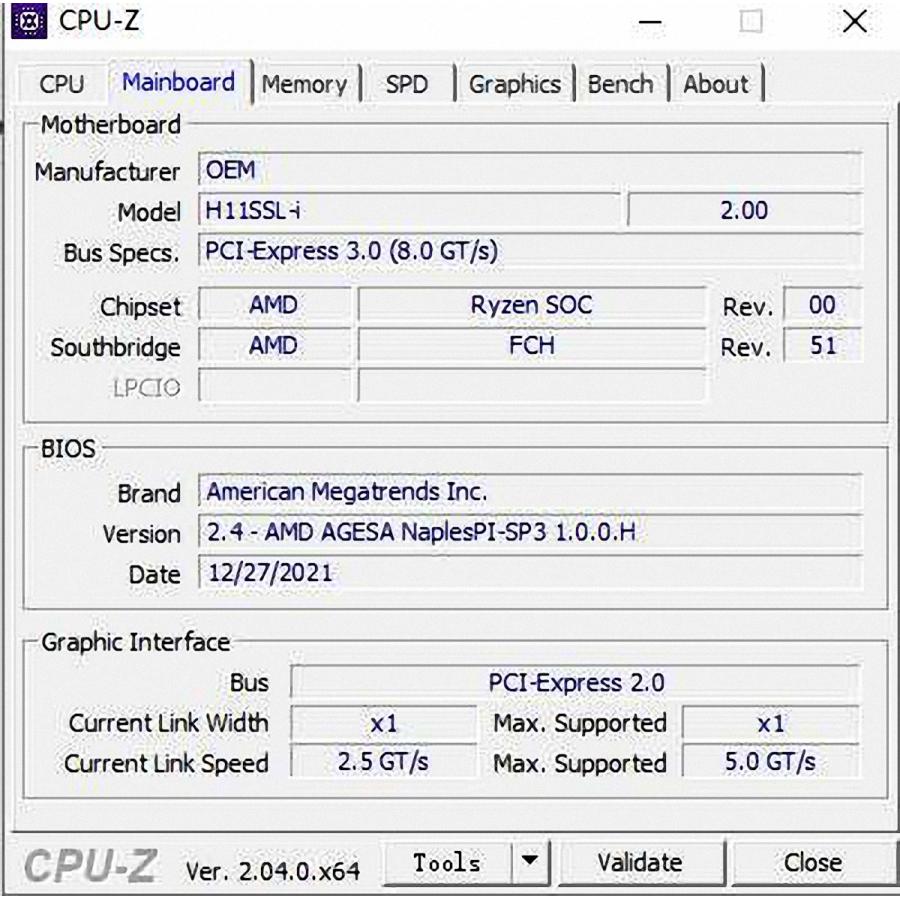 AMD EPYC 7401P 24C 2GHz 3GHz 64MB Socket SP3 1P DDR4-2666 155/170W ...