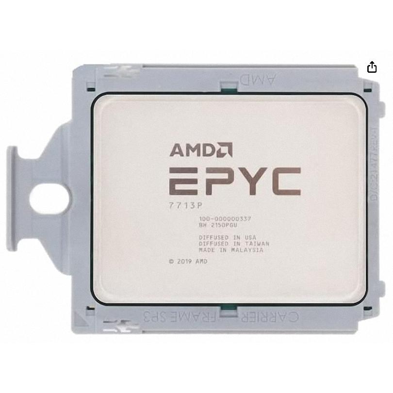AMD EPYC 7713P 64C 2GHz 3.675GHz 256MB Socket SP3 1P 225W : パワーテクノロジー ...
