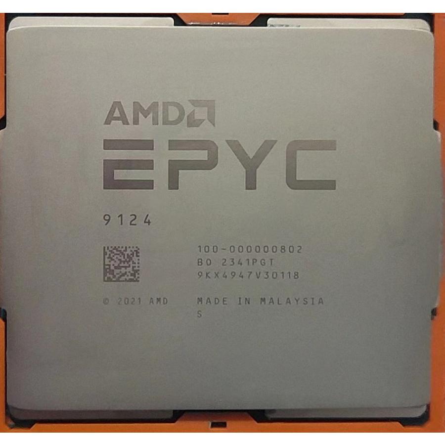 AMD EPYC 9124 16C 3.0GHz 3.7GHz 64 MB SP5 200W : amd-epyc-9124 : パワー ...
