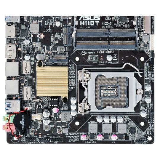 ASUS H110T Socket LGA1151 DDR4 Mini-ITX Motherboard : パワーテクノロジーストア - 通販 ...