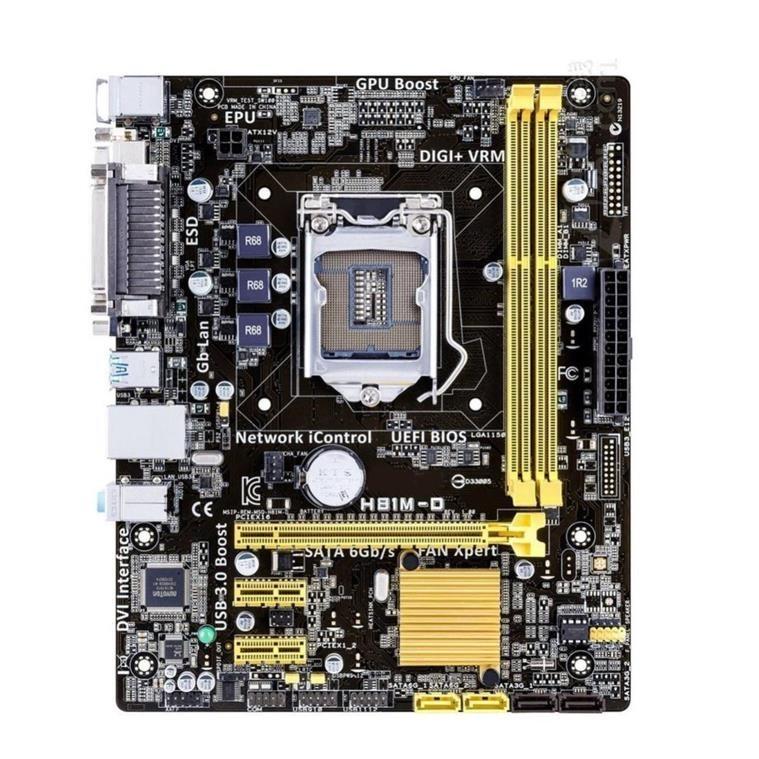 ASUS H81M-D Intel H81 Chipset - Socket H3 LGA-1150 Desktop Motherboard ...
