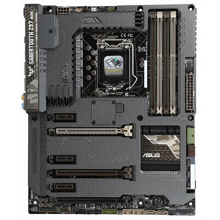 ASUS SABERTOOTH Z97 MARK1 LGA 1150 Intel HDMI SATA 6Gb/s USB 3.0 ATX ...