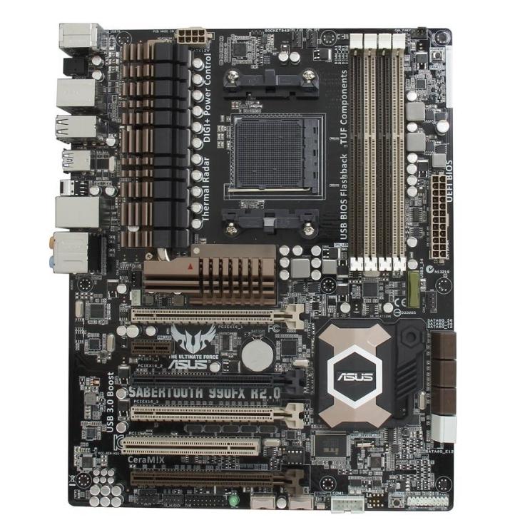 ASUS TUF SABERTOOTH 990FX R2.0 AM3 AMD SATA 6Gb/s USB 3.0 ATX ...