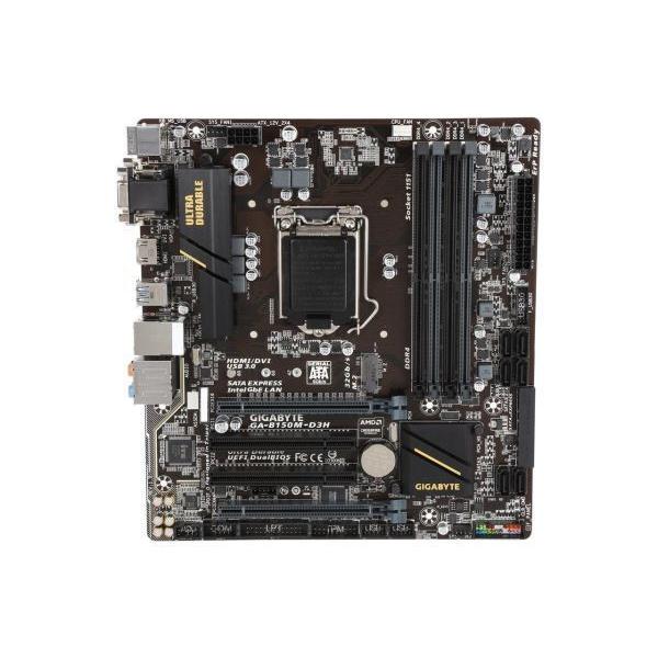 GIGABYTE GA-B150M-D3H (rev. 1.0) LGA 1151 Intel B150 HDMI SATA 6Gb/s ...