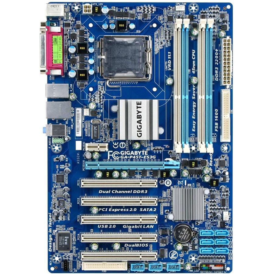GIGABYTE P45T-ES3G LGA 775 Intel P45 ATX Intel Motherboard : gigabyte ...