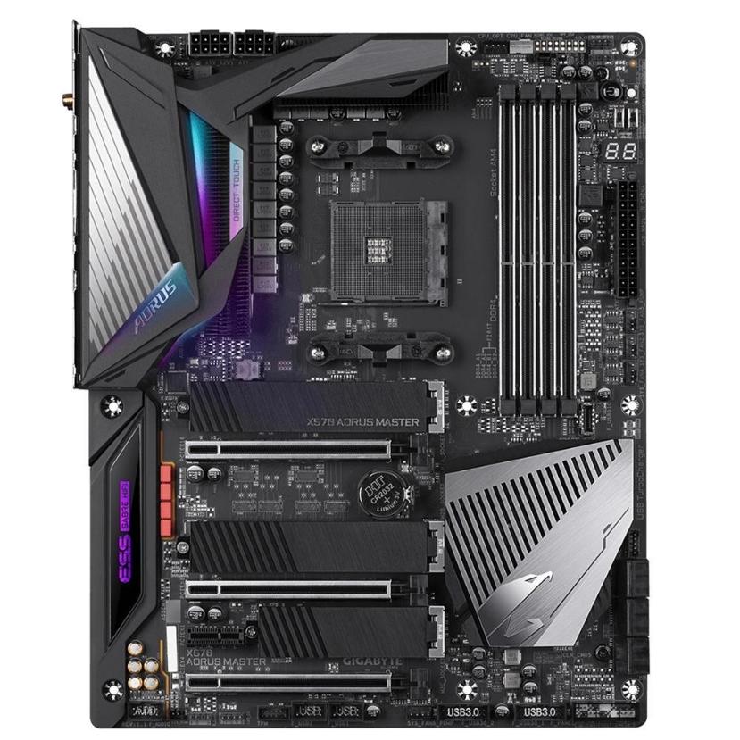 GIGABYTE X570 AORUS MASTER (rev. 1.2) AMD Ryzen 3000 PCIe 4.0 SATA 6Gb ...