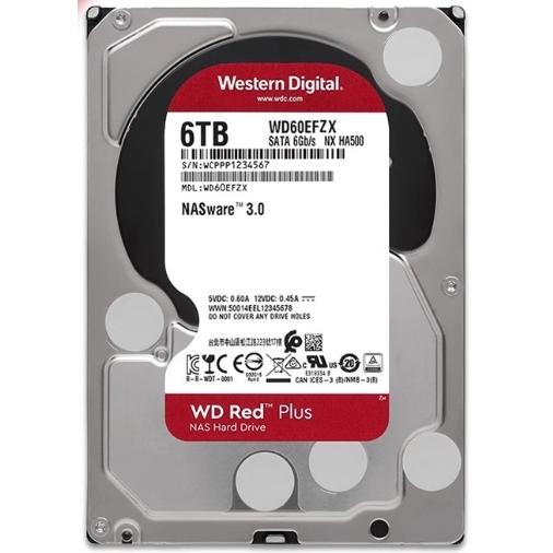 HDD Western Digital WD60EFRX 6TB 3.5インチ 5400rpm HDD 6Gb/s SATA3 SATA 中古 ...