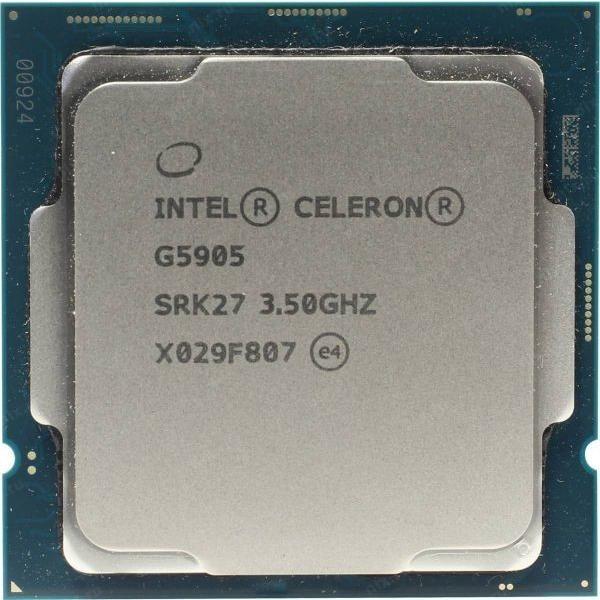 Intel Celeron G5905 SRK27 2C 3.5GHz 4MB 58W LGA 1200 BX80701G5905 : パワー ...