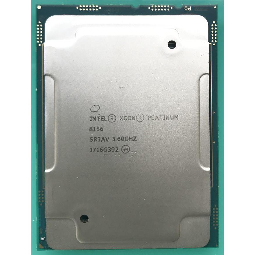 Intel Xeon Platinum 8156 SR3AV 4C 3.6GHz 3.73.7GHz 16.5MB 105W LGA3647 ...