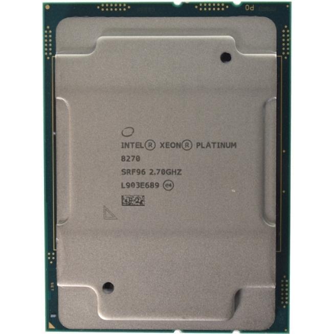 Intel Xeon Platinum 8270 SRF96 26C 2.7GHz 3.4/4.0GHz 35.75MB 205W LGA3647 DDR4-2933 : パワーテクノロジー ...