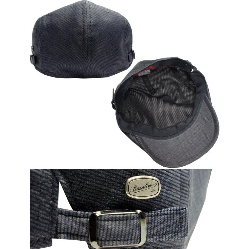 Borsalino Borsalino ボルサリーノ サイドフリーハンチング BS494 チャコールグレー ベージュ : PRAST - 通販 ...