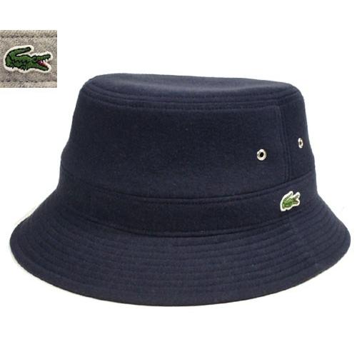 LACOSTE（ラコステ） サハリハット L3914 紺 グレー メンズ レディース : PRAST - 通販 - Yahoo!ショッピング