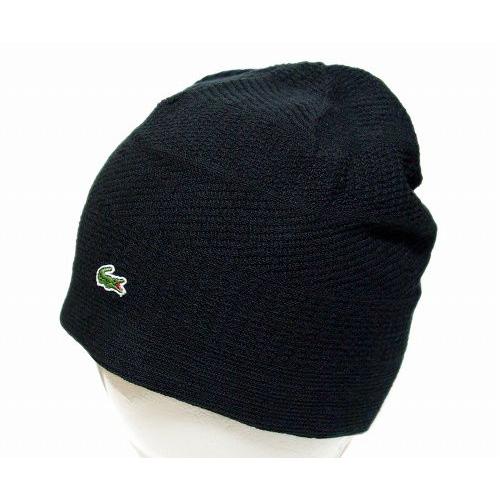 LACOSTE LACOSTE（ラコステ） 帽子 リバーシブルワッチニットキャップ（L3933）, ブラック : PRAST - 通販 ...