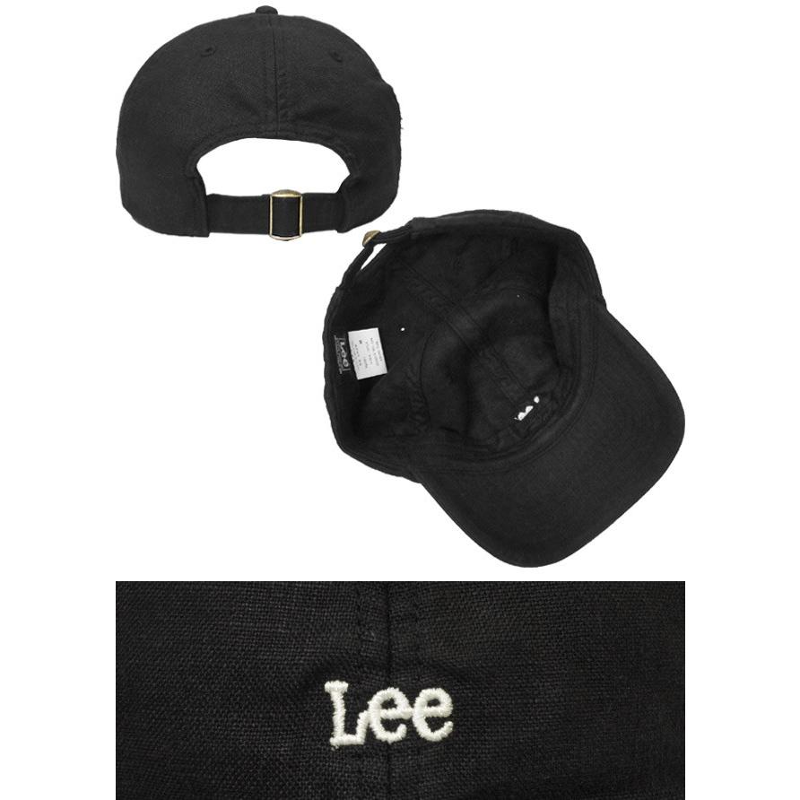 Lee リー LE LOW CAP LINEN BLACK PINK YELLOW NAVY BLUE BEIGE メンズ レディース ...