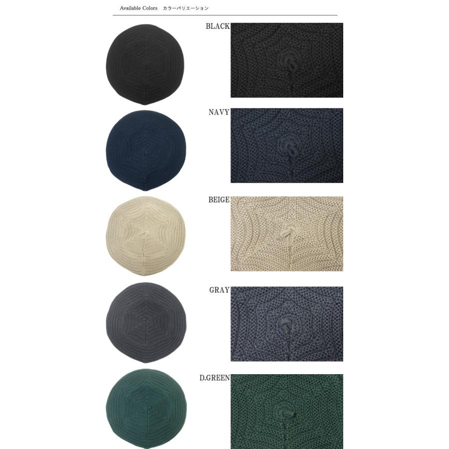 RACAL Racal ラカル RL-22-1237 Chobo Knit Beret チョボ付き ニット ベレー BLACK NAVY BEIGE GRAY D.GREEN メンズ ...