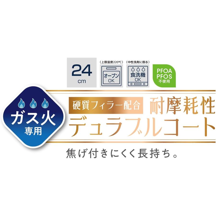 THERMOS サーモス デュラブルシリーズ 取っ手のとれるフライパンKVE ガス対応 ディープブルー KVE-026 DPBL : pratique by kkヤフー店 - 通販 ...