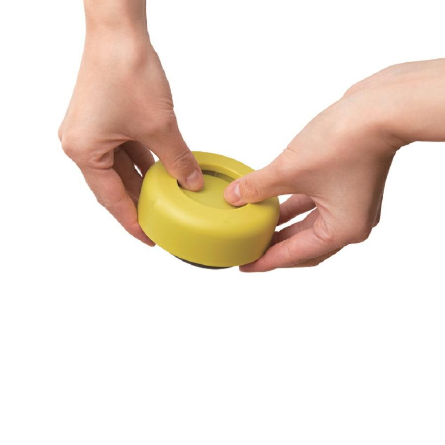 ピーコック魔法瓶工業 ステンレスフードジャー スープジャー 300ml シトロンイエロー 4971860033810 LKD-30 コンパクト ...