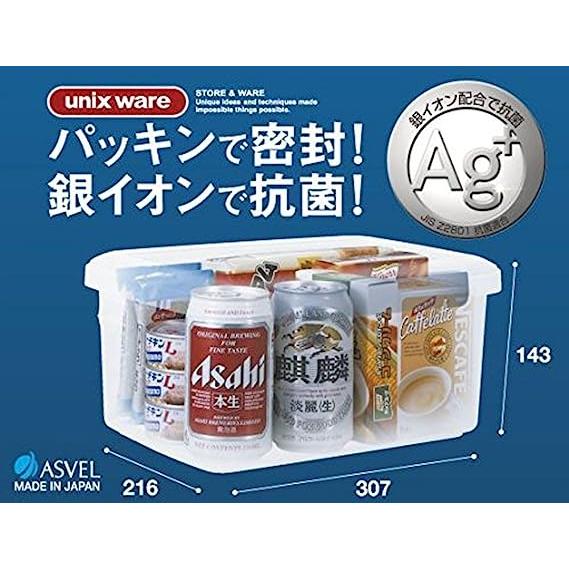 アスベル ASVEL ウィル キッチンボックス F-25 Ag 5.7L 4974908760600 保存容器 キッチン シンク下 抗菌 銀 : pratique by kkヤフー店 - 通販 ...