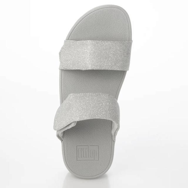FitFlop フィットフロップ サンダル レディース fit flop FITFLOP LULU ADJUSTABLE SHIMMERLUX SLIDES FZ9-011 シルバー【新品特価 ...
