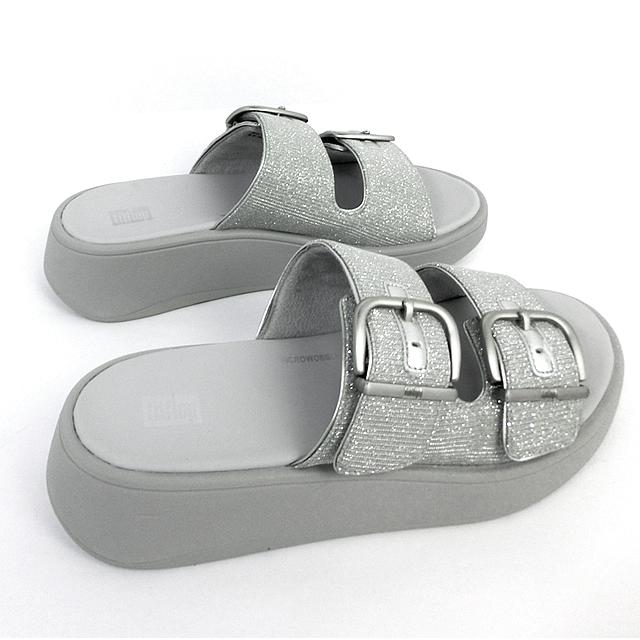 フィットフロップ サンダル レディース fit flop FITFLOP F-MODE BUCKLE SHIMMERLUX PLATFORM ...