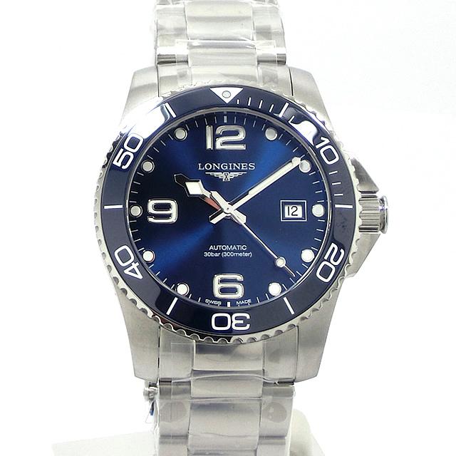 LONGINES ロンジン ハイドロコンクエスト 腕時計 自動巻 41mm 30ATM L3.781.4.96.6 L37814966 ブルー ...