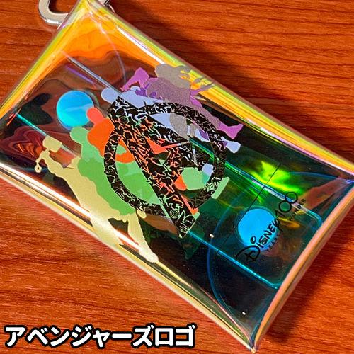 マリモクラフト ディズニー/Disney100 クリアマルチケースS MGDC-038-56 /ディズニー MARVEL STARWARS ロゴ/透明 カラビナ 推し活 見せる 小物 ...