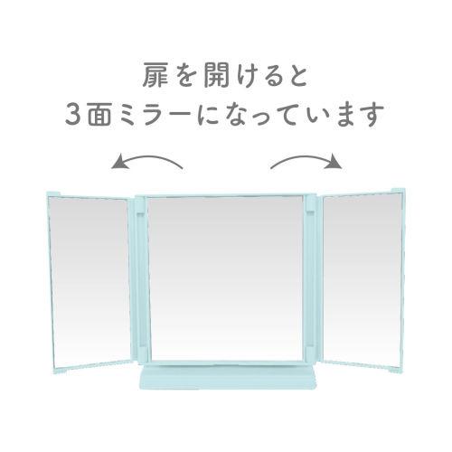 T'S FACTORY ムーミン 3面ミラー MO-553756 /ブルーグリーン ベージュ/ : ぷりきゅー - 通販 - Yahoo!ショッピング