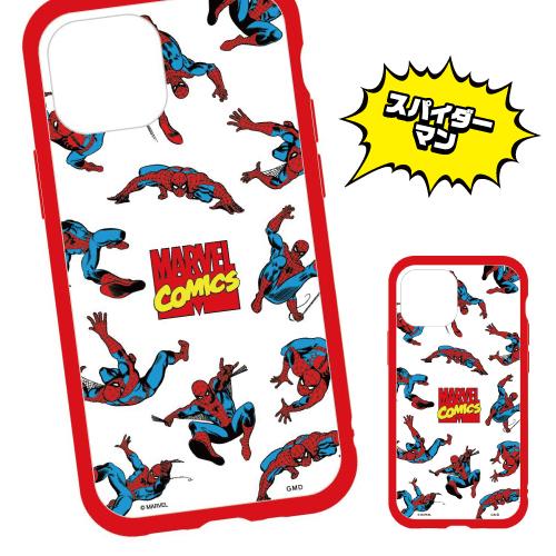 gourmandise MARVEL／マーベル IIIIfit Clear iPhone13mini/12mini対応ケース MV-180 / マーベルヒーローズ スパイダーマン ヴェノム ...