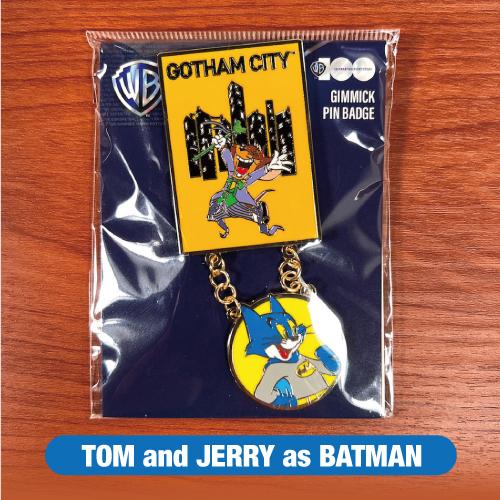 マリモクラフト トム＆ジェリー／TOM&JERRY ギミックピンバッジ ワーナーブラザーズ100周年 MASH UP ART MWB-098-101 /in Hogwarts House ...