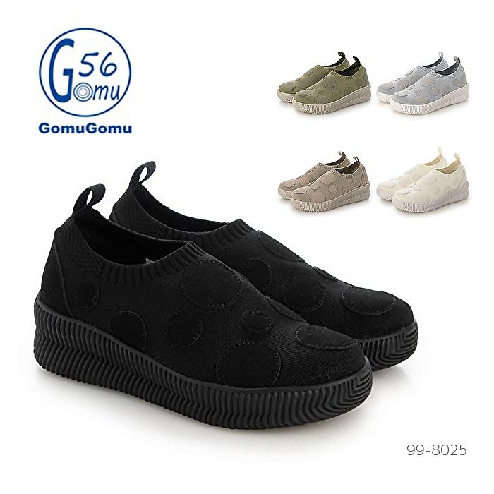 ゴムゴム Gomu56 厚底 ドット ニットスニーカー GOMGOM カジュアルシューズ 8025 99-8025 : シューズショップ冨士屋 - 通販 - Yahoo!ショッピング