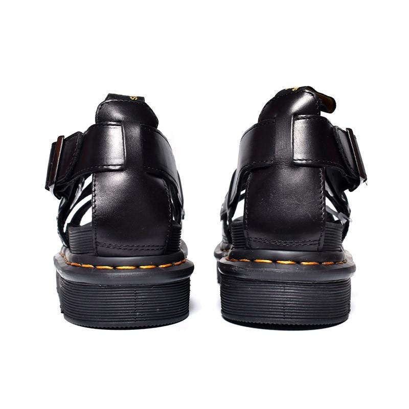 Dr.Martens TERRY BLACK ドクターマーチン テリー レザー サンダル ( 黒 ブラック メンズ レディース 厚底 ...