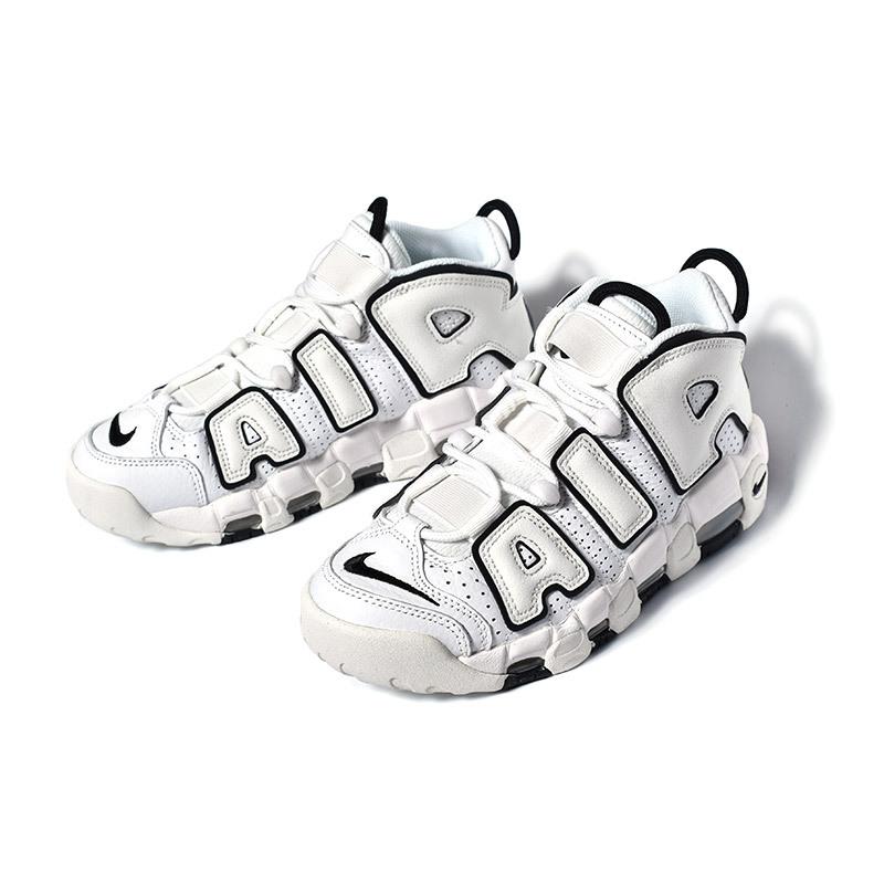 NIKE WMNS AIR MORE UPTEMPO “summit white" ナイキ エア モア アップテンポ スニーカー ( 白 ...