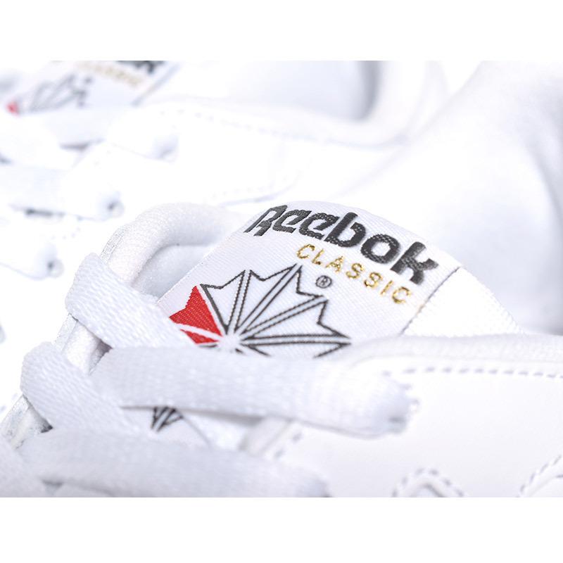 Reebok REEBOK CLASSIC LEATHER ”WHITE GRAY” リーボック クラシックレザー スニーカー ( 白 ...