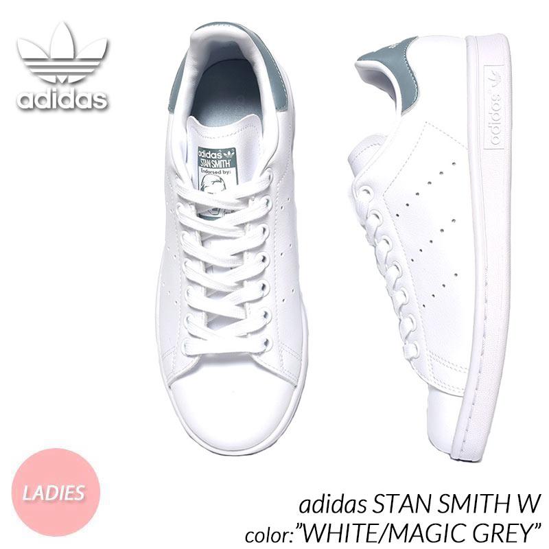 adidas Originals STAN SMITH W "WHITE/MAGIC GREY" アディダス スタンスミス スニーカー ( 白 ...