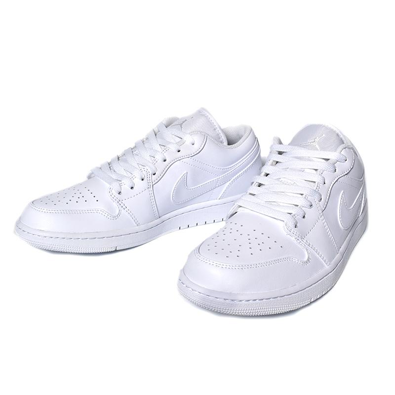 NIKE AIR JORDAN 1 LOW "Triple White" ナイキン ジョーダン 1 ロー スニーカー ( 白 ホワイト ...