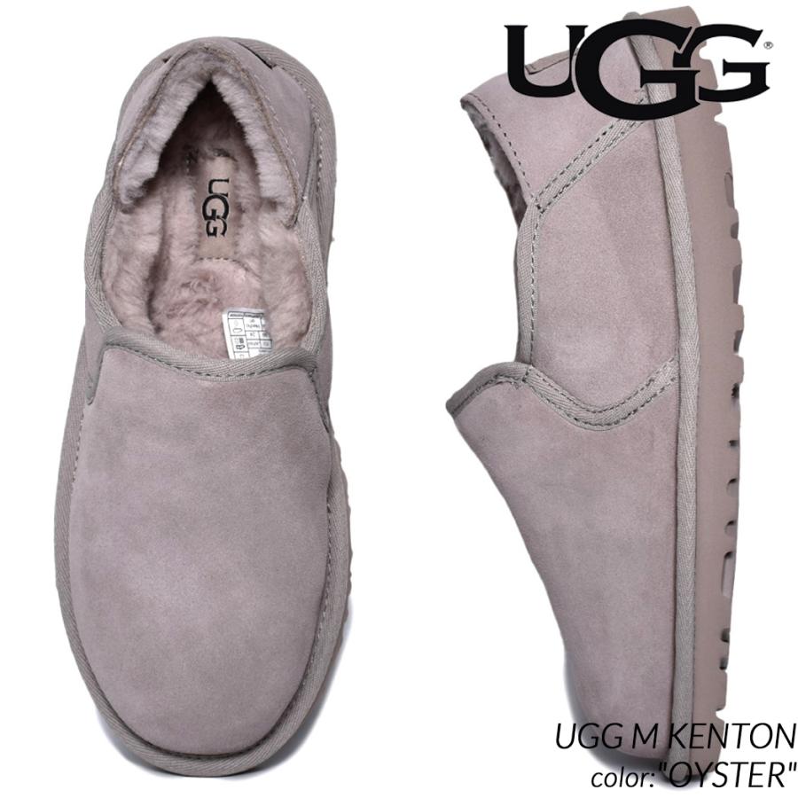UGG M KENTON "OYSTER" アグ メンズ ケントン スリッポン スリッパ シューズ レディース ( ローファー グレーベージュ ウィメンズ 3010 ) : 4977 ...
