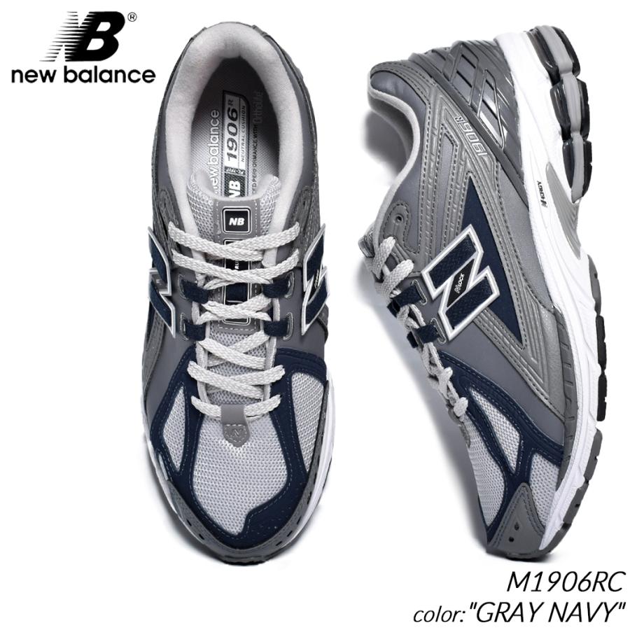 New Balance NEW BALANCE M1906RC "GRAY NAVY" ニューバランス スニーカー ( グレー 灰色 紺 ...