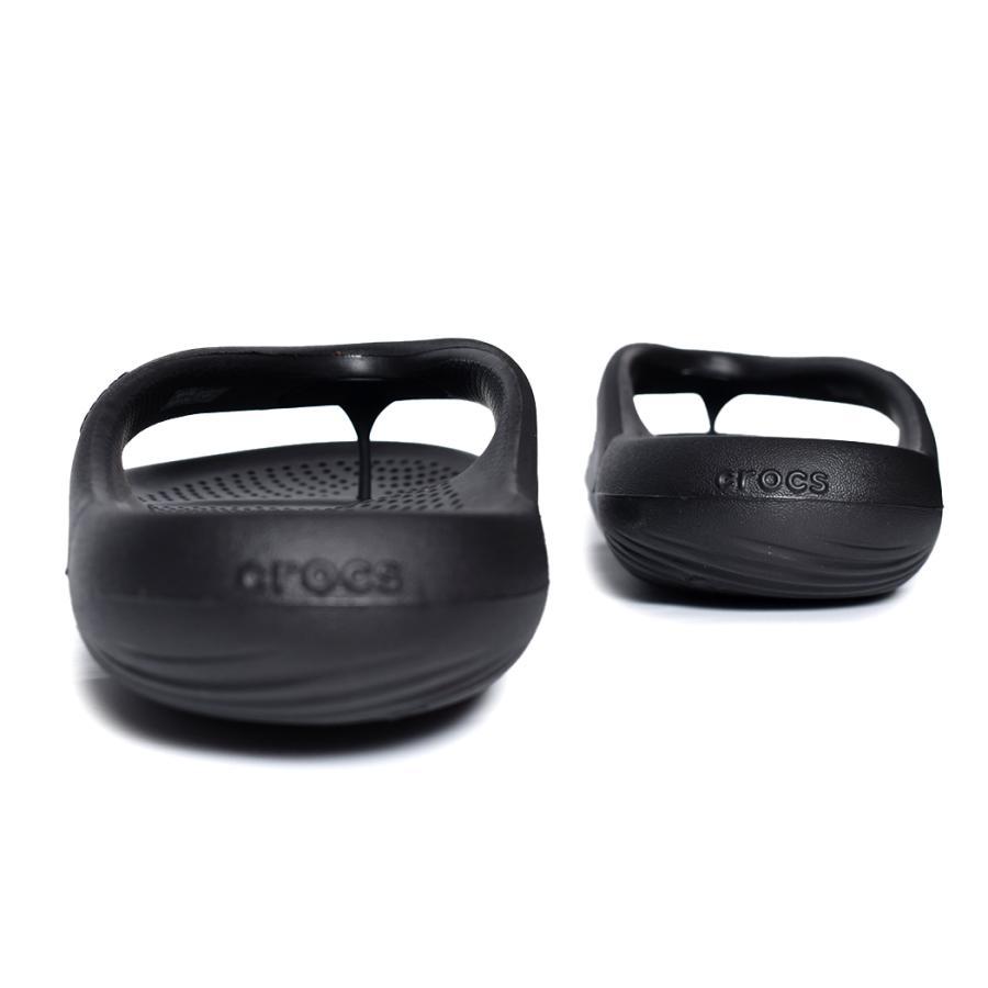 crocs MELLOW RECOVERY FLIP "BLACK" クロックス メロウ フリップ ( 黒 ブラック サンダル リカバリー ...