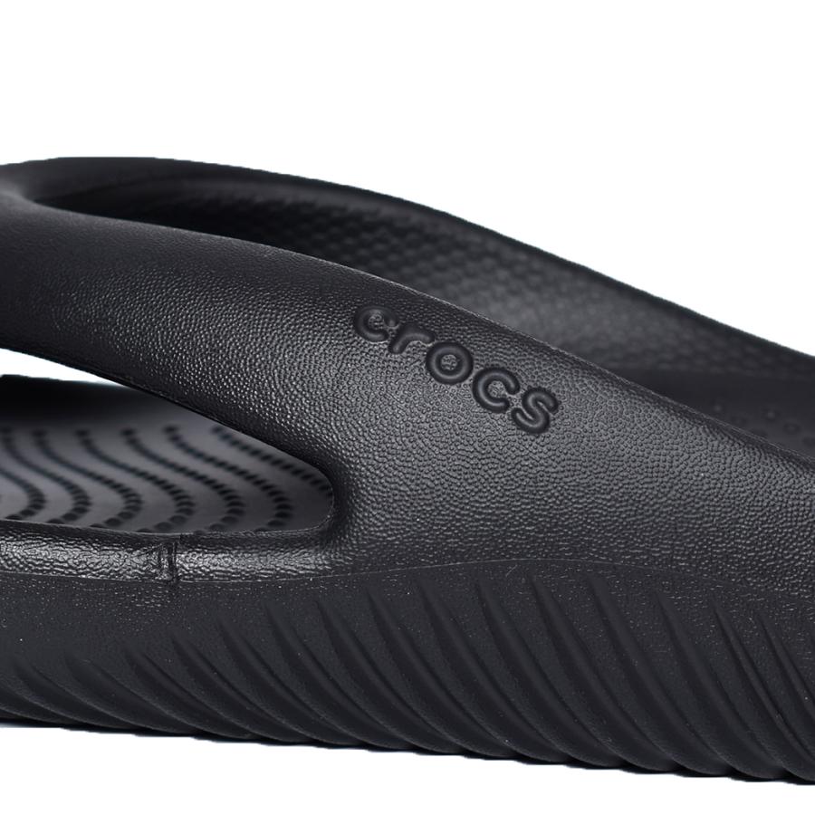 crocs MELLOW RECOVERY FLIP "BLACK" クロックス メロウ フリップ ( 黒 ブラック サンダル リカバリー ...
