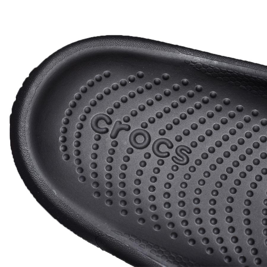 crocs MELLOW RECOVERY FLIP "BLACK" クロックス メロウ フリップ ( 黒 ブラック サンダル リカバリー ...