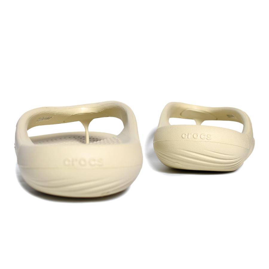 crocs MELLOW RECOVERY FLIP "BONE" クロックス メロウ フリップ ( 白 ホワイト ベージュ サンダル ...