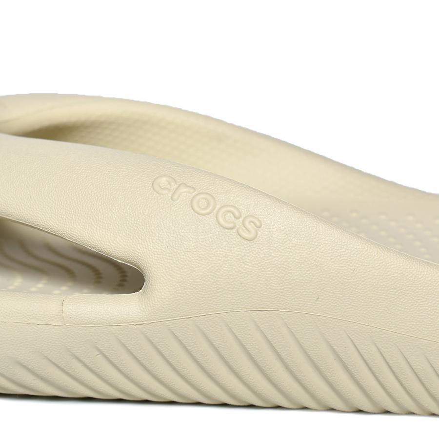 crocs MELLOW RECOVERY FLIP "BONE" クロックス メロウ フリップ ( 白 ホワイト ベージュ サンダル ...