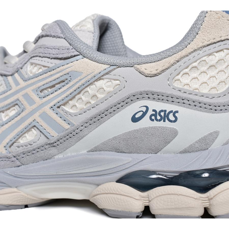 asics GEL-NYC "IVORY/MID GREY" アシックス ゲル ニューヨーク スニーカー ( グレー 灰色 アイボリー ...